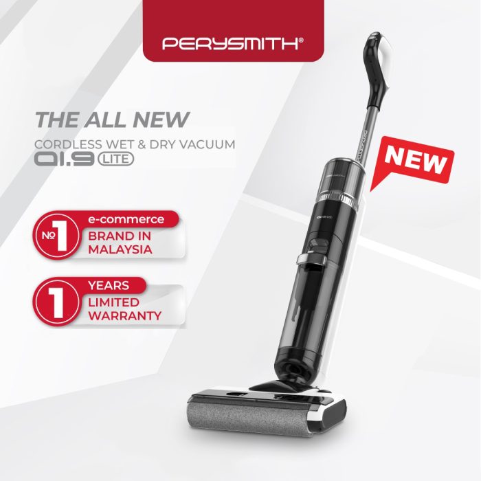 PerySmith Ai9 Lite Smart Cordless Wet Dry Vacuum Cleaner Handheld Floor ...