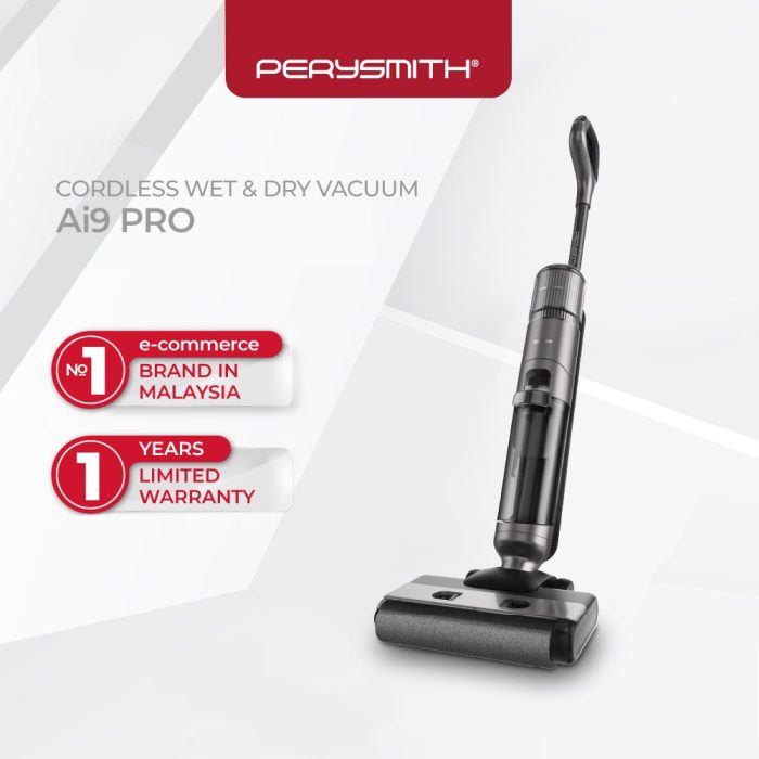 PerySmith Ai9 Pro Smart Cordless Handheld Wet Dry