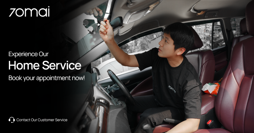 Pemasangan Dashcam 70mai Lebih Mudah Dengan Jasa Home Service - invens